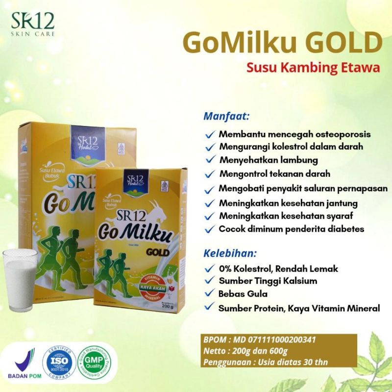 Jual GOMILKU GOLD SR12 (NEW PRODUCT PREMIUM) | Shopee Indonesia
