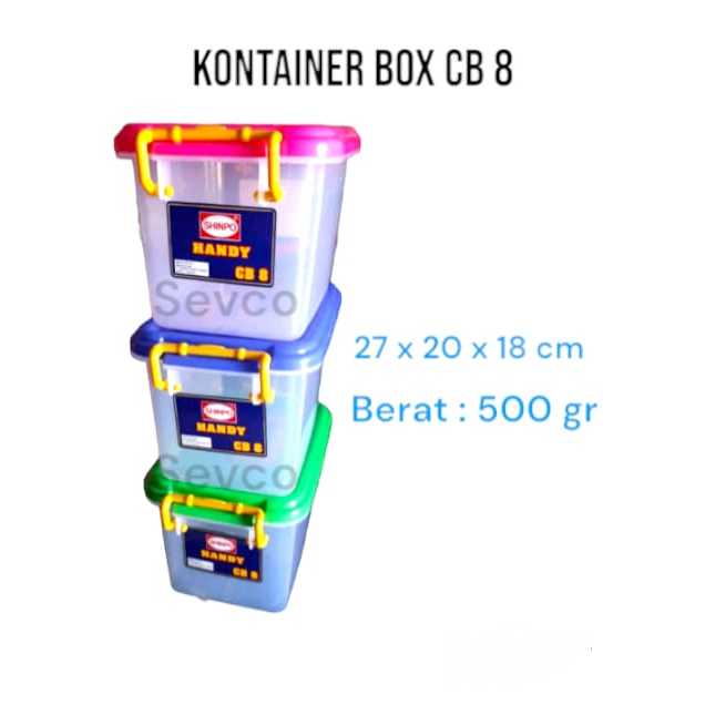 Jual CONTAINER STORAGE KONTAINER BOX SHINPO CB 8 CB 10 / KOTAK PLASTIK ...