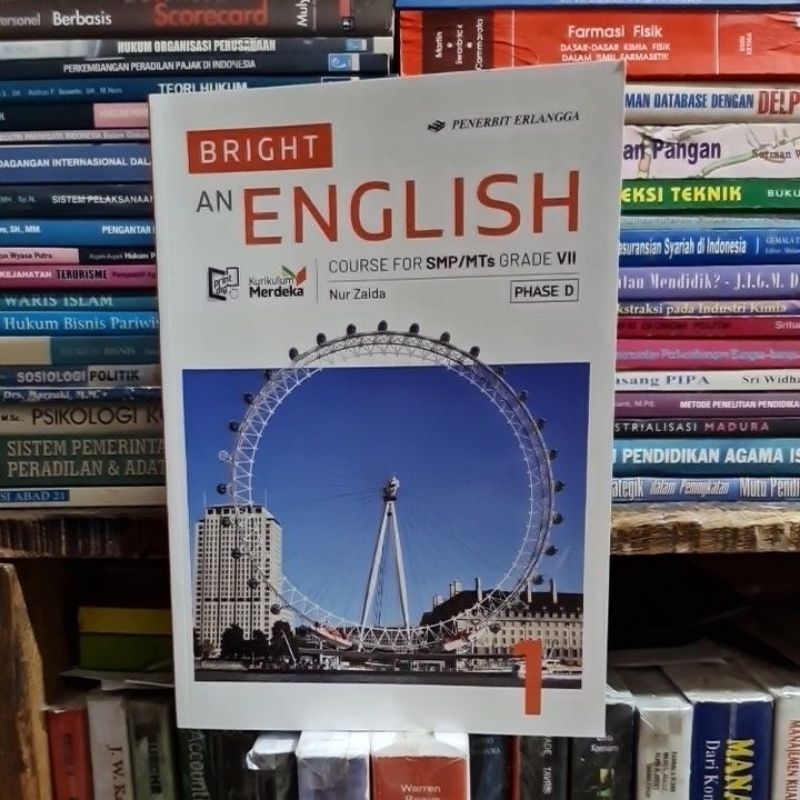 Jual Bright An English kelas 7 SMP/MTS KURIKULUM MERDEKA BY ERLANGGA | Shopee Indonesia