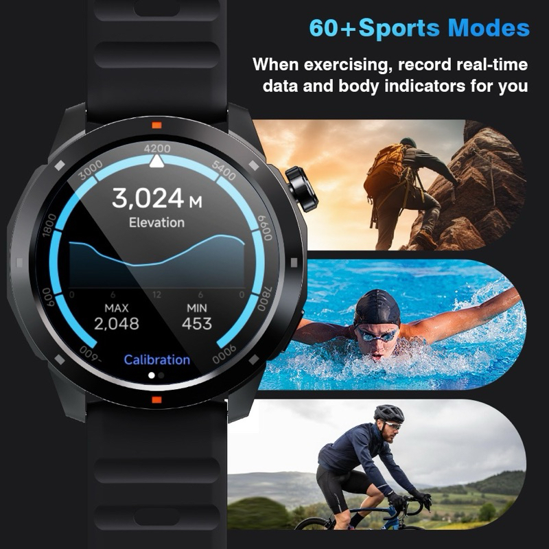 Jual Aolon Navi R3 Jam Tangan Pria GPS Map Pace Amoled AOD Display ...