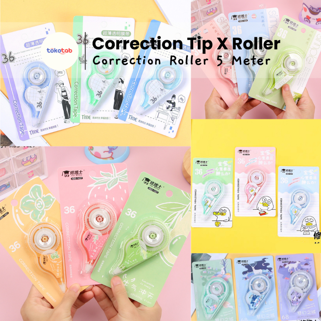Jual Tokotab - Tip-X/ Tipex Kertas/ Correction Roller/ Correction Tape ...