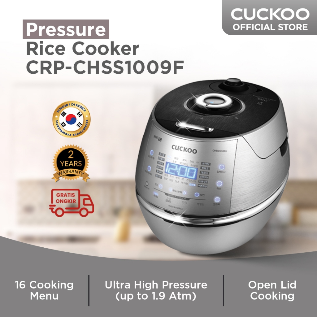 Jual CUCKOO IH Pressure Rice Cooker 1.8 L CRP-CHSS1009F | Shopee Indonesia