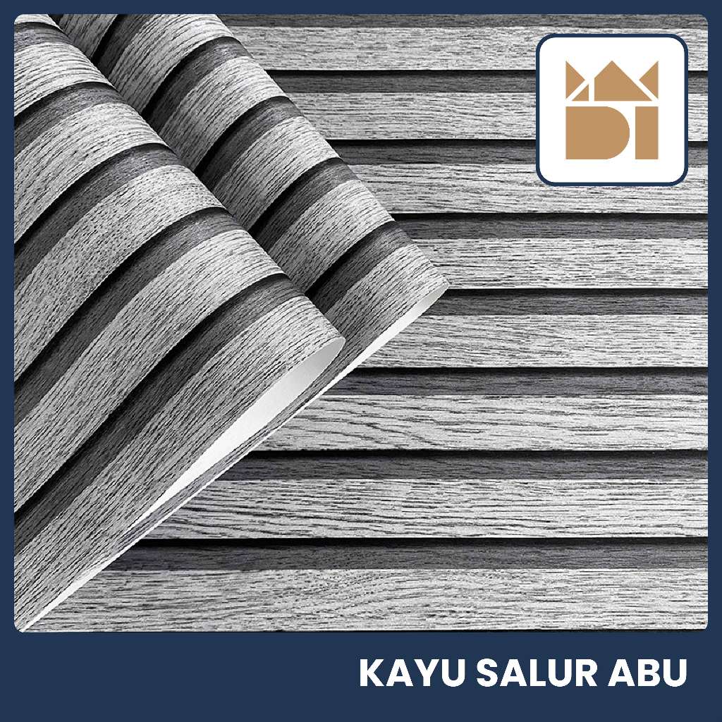 Jual Adipatidinding - Wallpaper Dinding Motif Kayu Salur Abu Ukuran 45 Cm x 8 Meter Wallpaper ...
