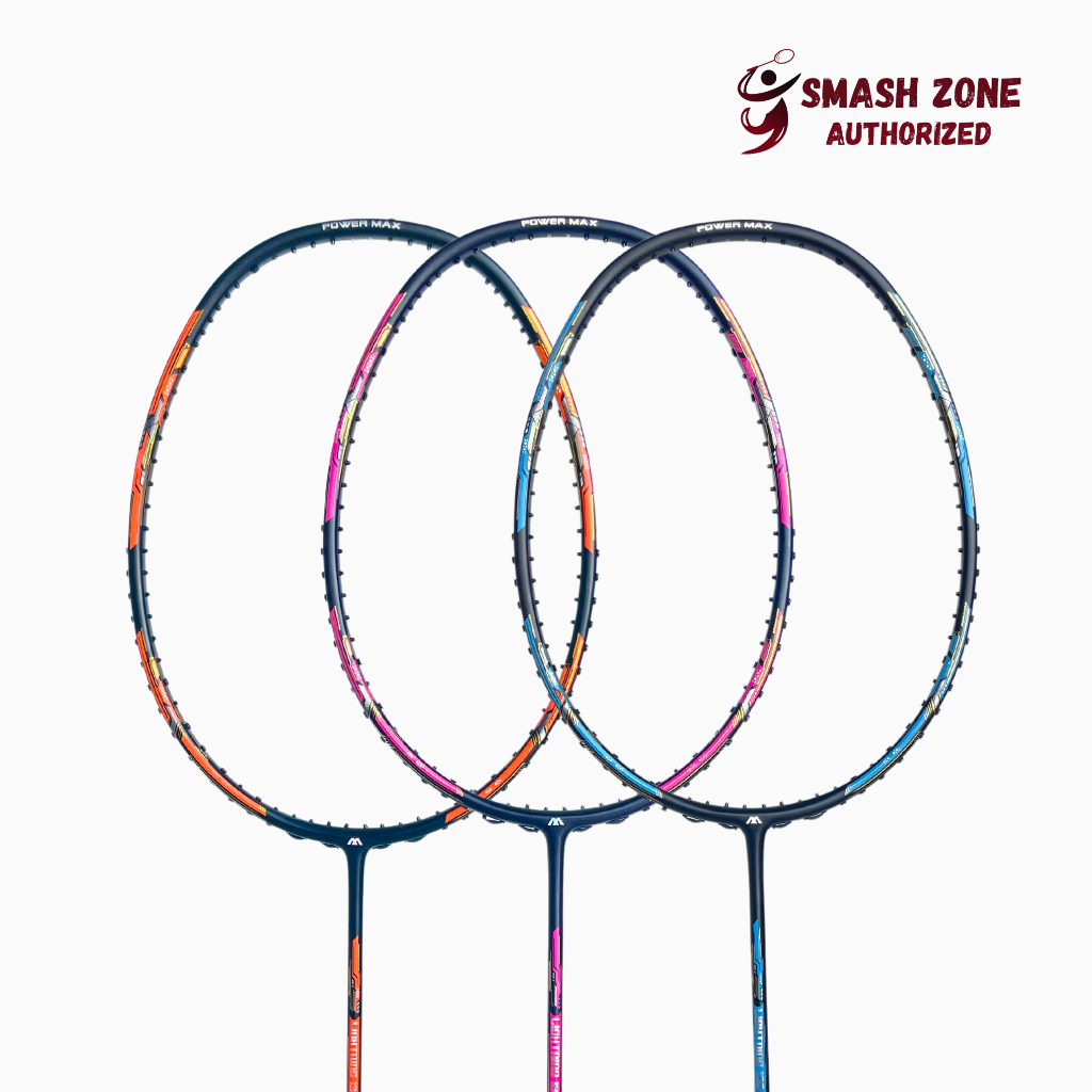 Jual Raket Badminton Power Max Lightning 138 Original 33 Lbs 4U Frame ...