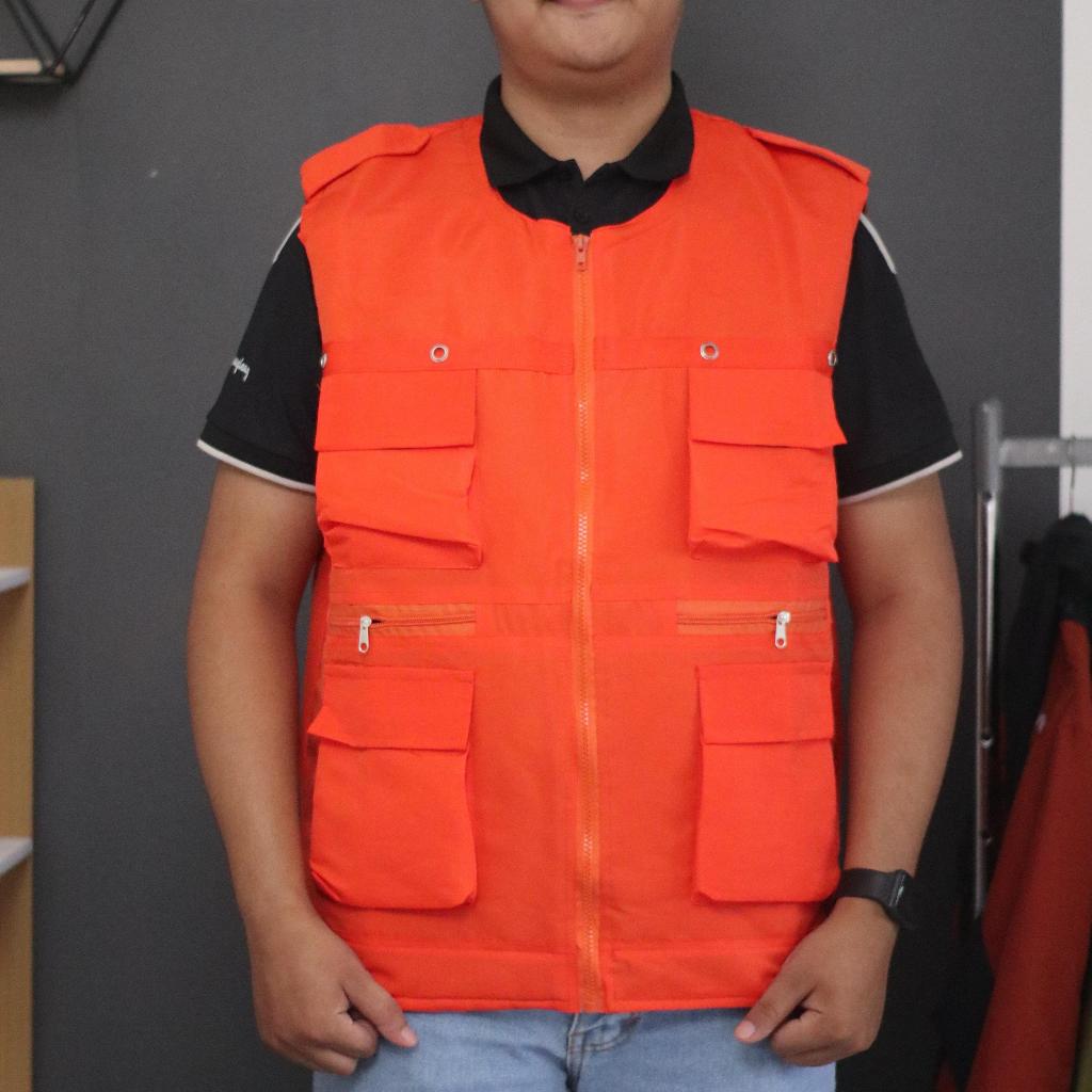 Jual CREDIFOX Rompi tactical / rompi cargo / vest pria casual / rompi ...