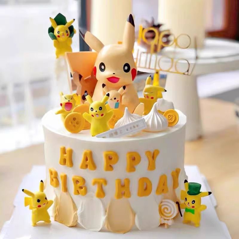 Jual Topper cake pokemon pikachu dekorasi kue birthday | Shopee Indonesia