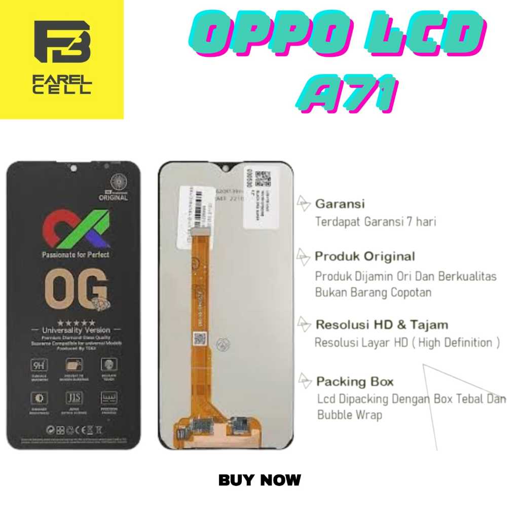 Jual LCD OPPO A71 / CPH1717 / TOUCHSCREEN FULLSET ORIGINAL | Shopee ...