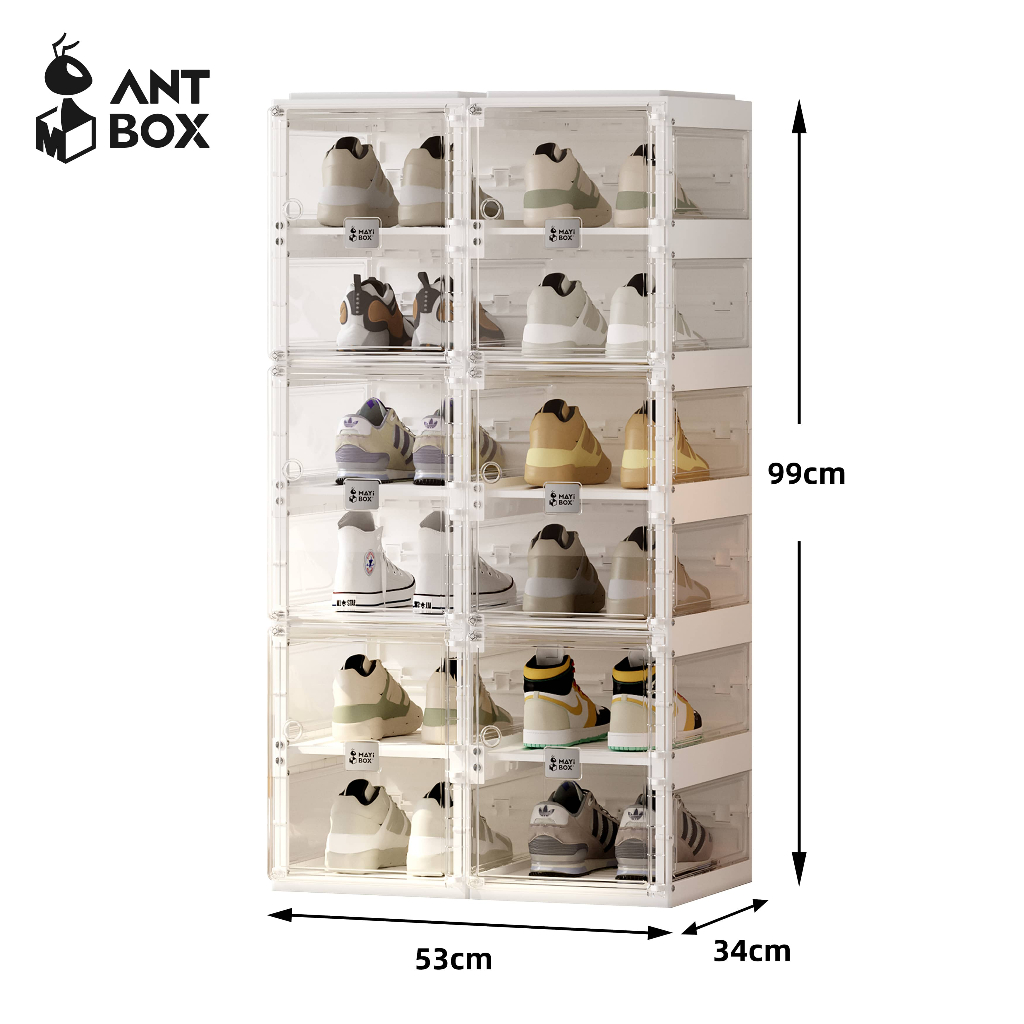 Jual ANTBOX Lemari Sepatu Ready Stock Kapasitas 16-40 Pasang Sepatu Kabinet Serbaguna Lemari ...