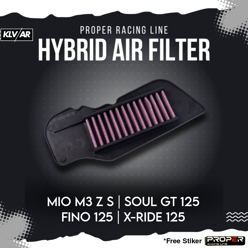 Jual Proper Racing Line Air Filter Saringan Udara Mio M3 Soul Gt 125 ...