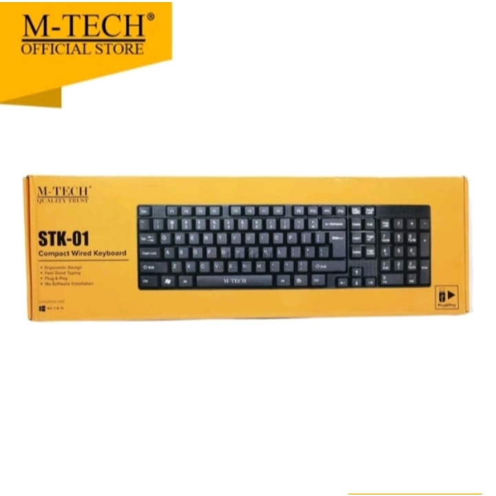 Jual Keyboard PC keyboard komputer keyboard laptop merk m-tech keyboard ...