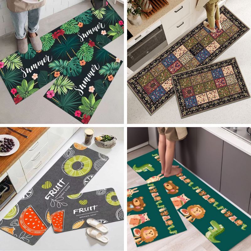 Jual HL0466 Keset Dapur 2 in 1 Kitchen Floor Panjang dan Pendek 40 x ...