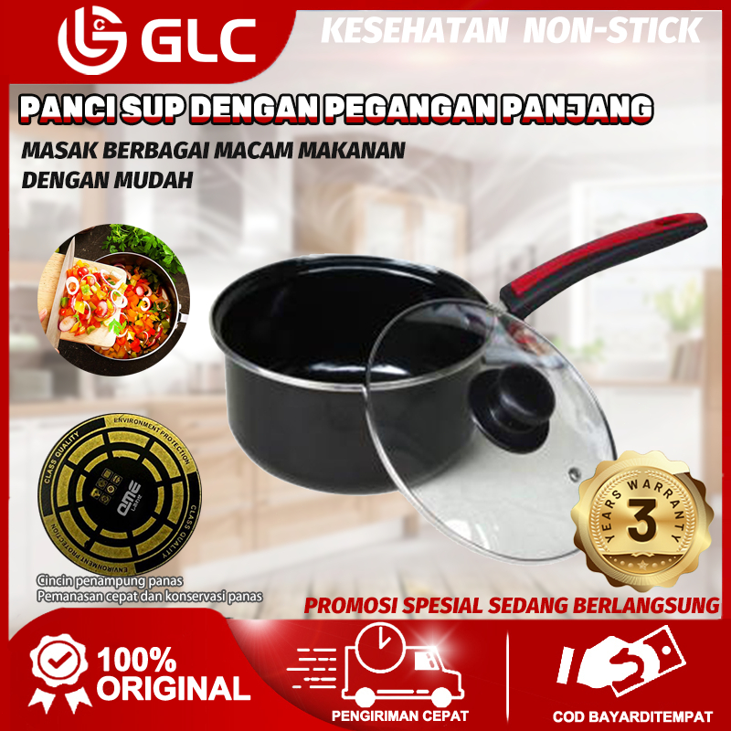 Jual Panci Susu Saus Sauce Pan Lapisan Enamel 20cm Panci susu tutup ...