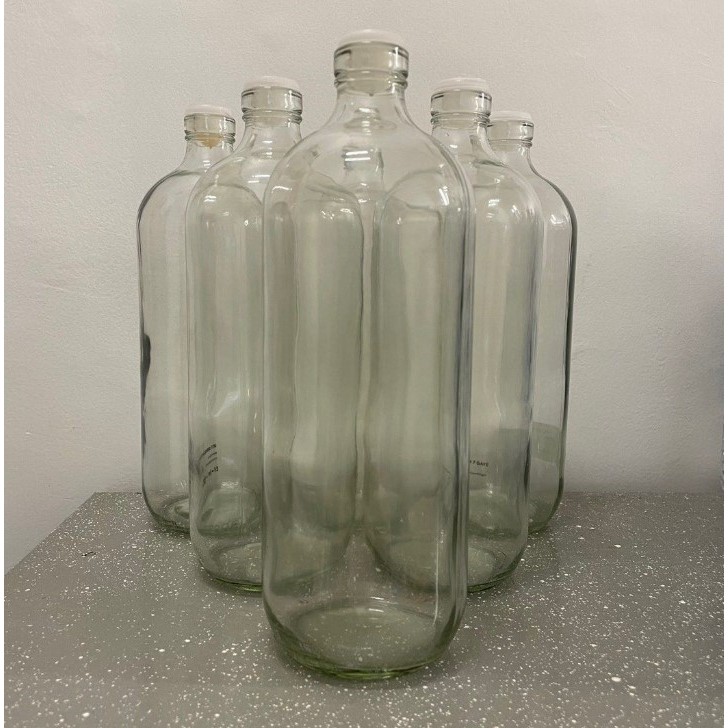 Jual BOTOL KACA BENSIN 1 LITER / BOTOL KACA 1 LITER / BOTOL JAMU ...