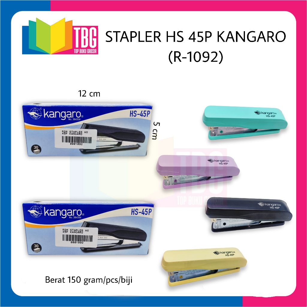 Jual 1 PCS STAPLER HS 45P KANGARO / STAPLES BESAR (R-1092) | Shopee ...