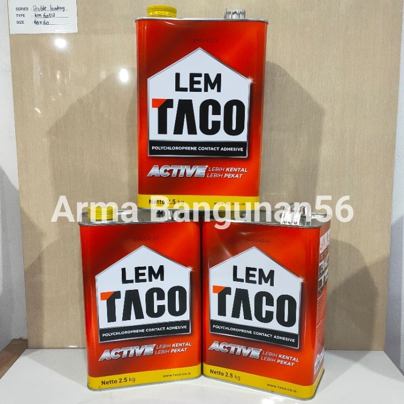 Jual Lem Taco ACTIVE 2.5 KG / Lem Kuning Perabot / Lem Taco Merah / Lem ...