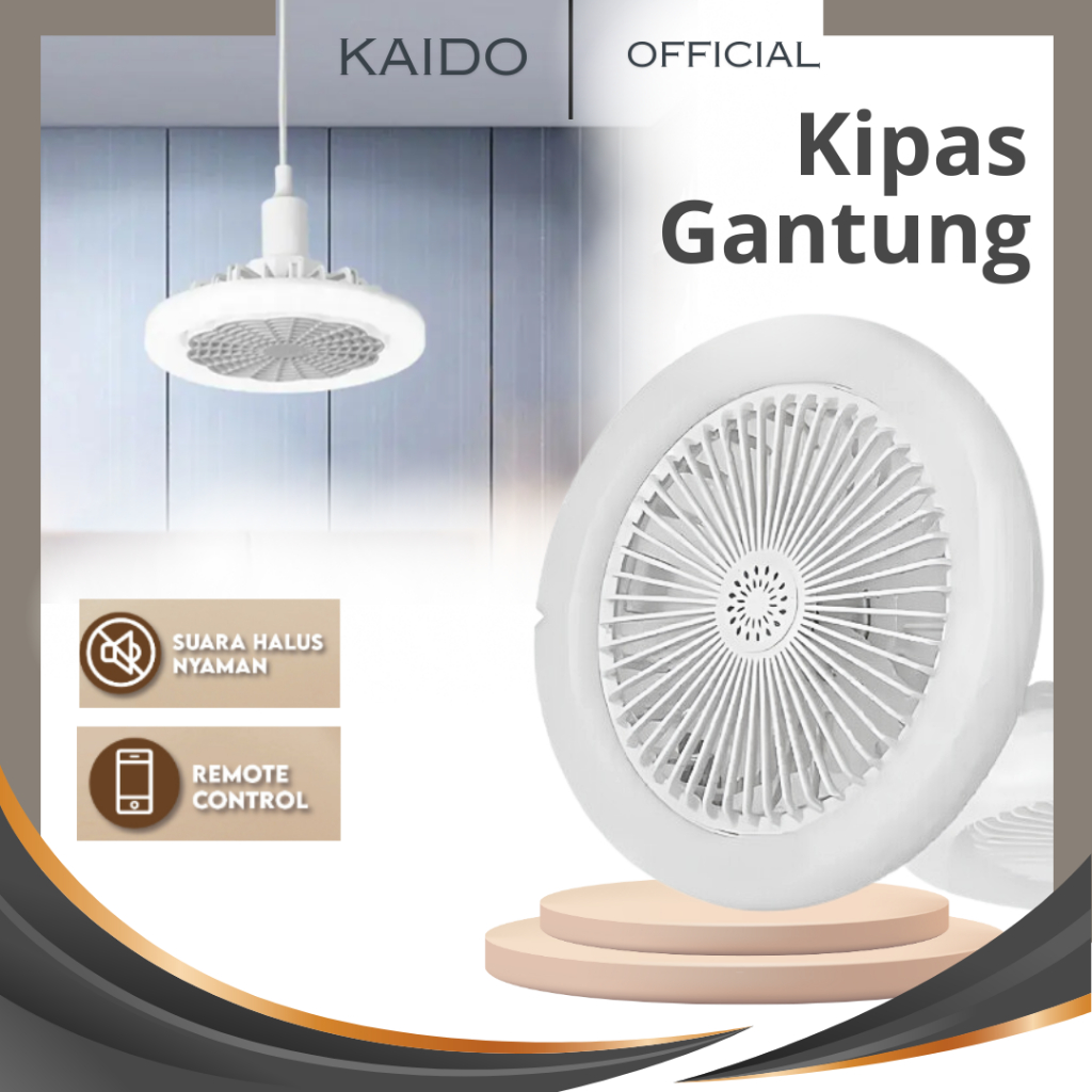 Jual Smart Lampu Dan Kipas LED 2IN1 Lampu Gantung Plafon Set Kipas ...