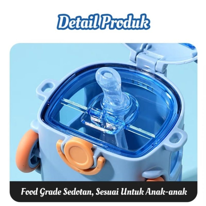 Jual 500ML Botol Air Minum Bentuk Bus / Tritan Botol Mainan Anak ...