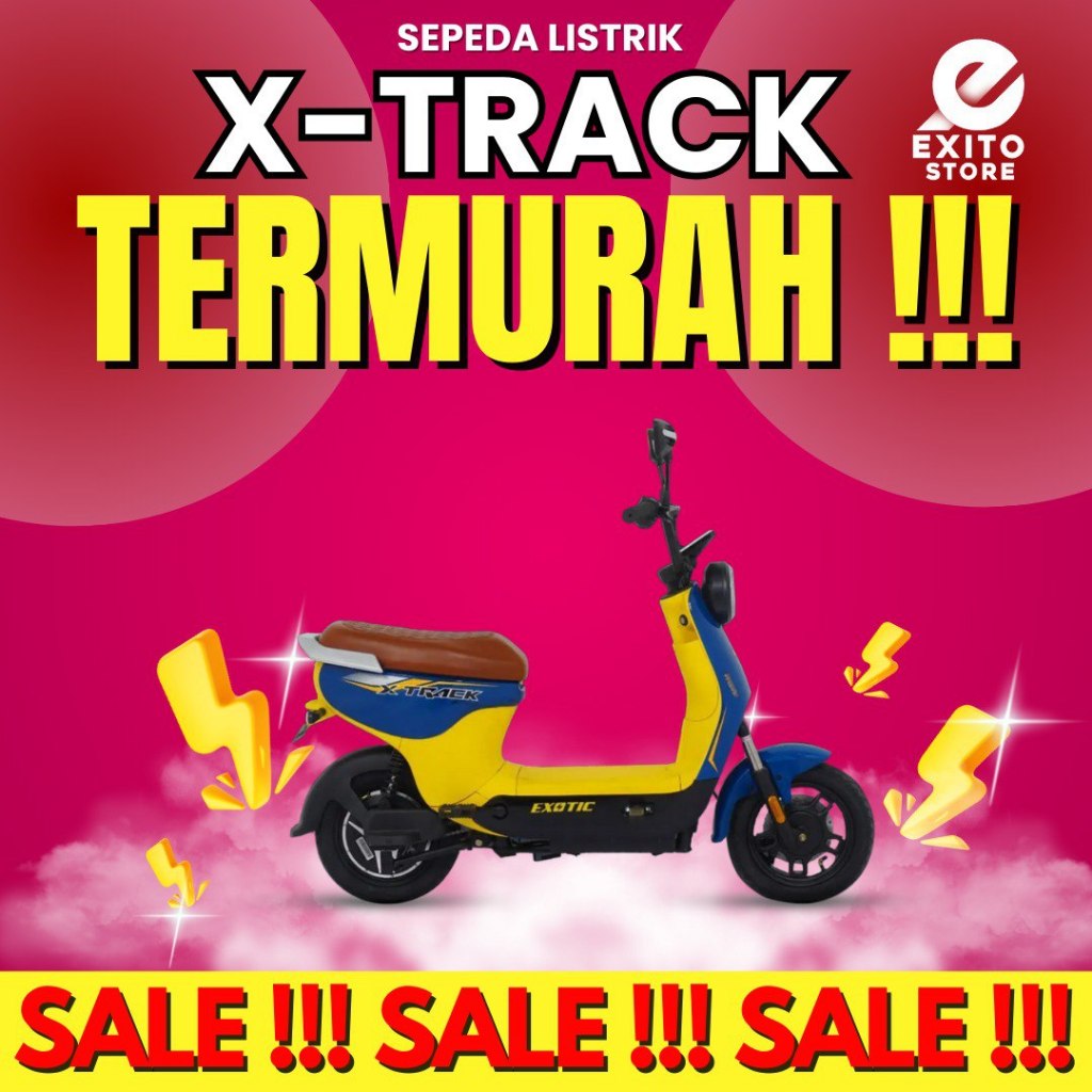 Jual SEPEDA LISTRIK EXOTIC X-TRACK X TRACK Garansi Resmi by Exotic ...