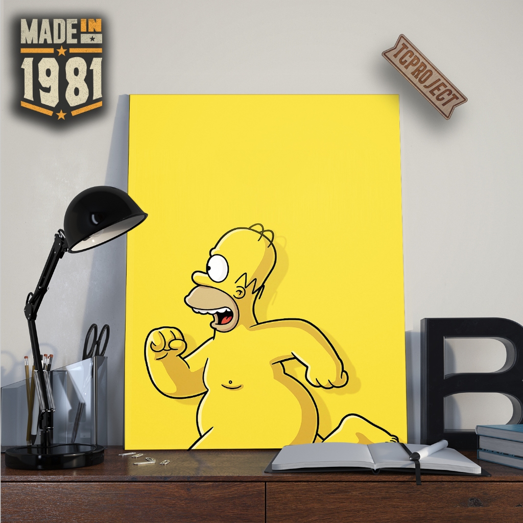 Jual The Simpsons Homer Poster Kayu Dekorasi Dinding wall decor (40x30 ...