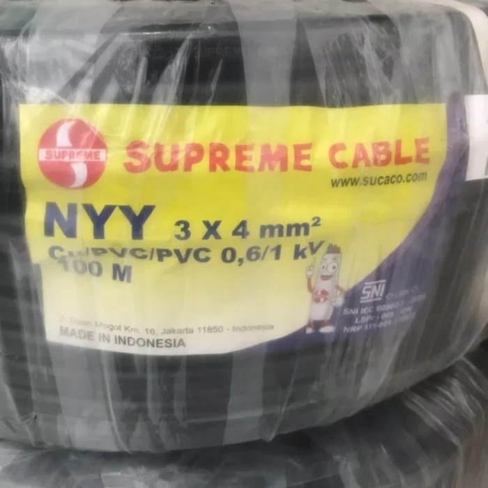 Jual Kabel NYY 3x4 mm Supreme untuk 50m | Shopee Indonesia