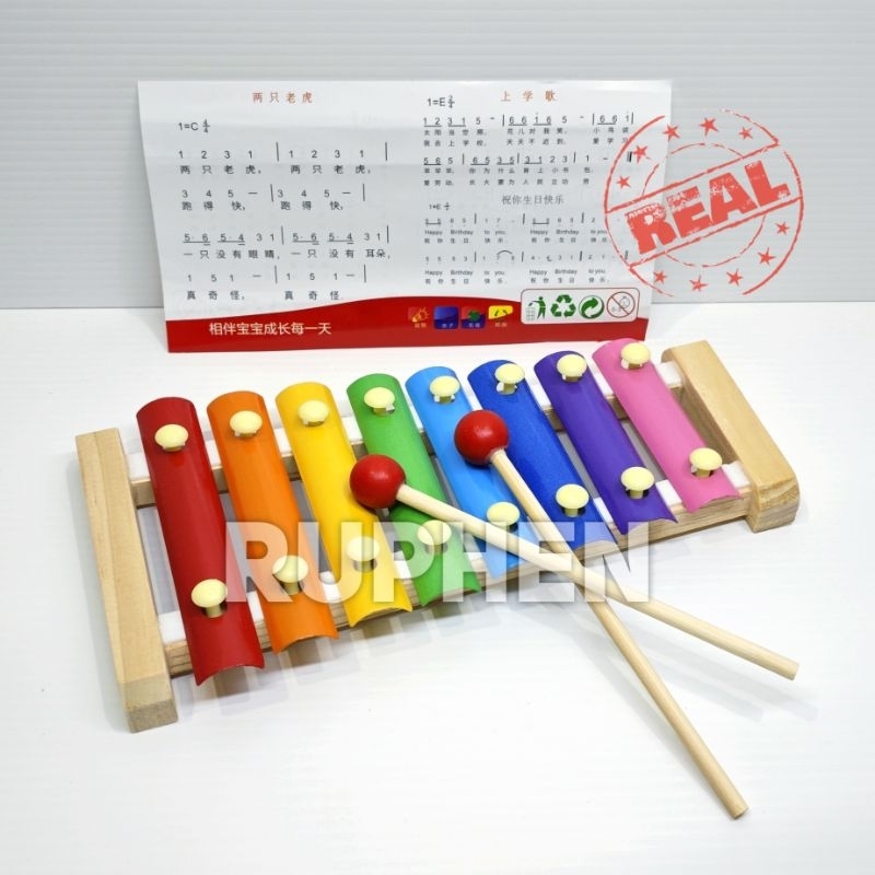 Jual Xylophone Silofon Kayu-Logam IMPORT (Good Quality) | Shopee Indonesia