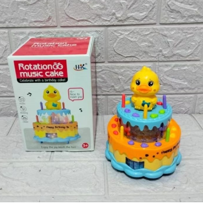 Jual MAINAN DANCING CAKE MAINAN ROTI ULANG TAHUN JALAN SUARA LED ...