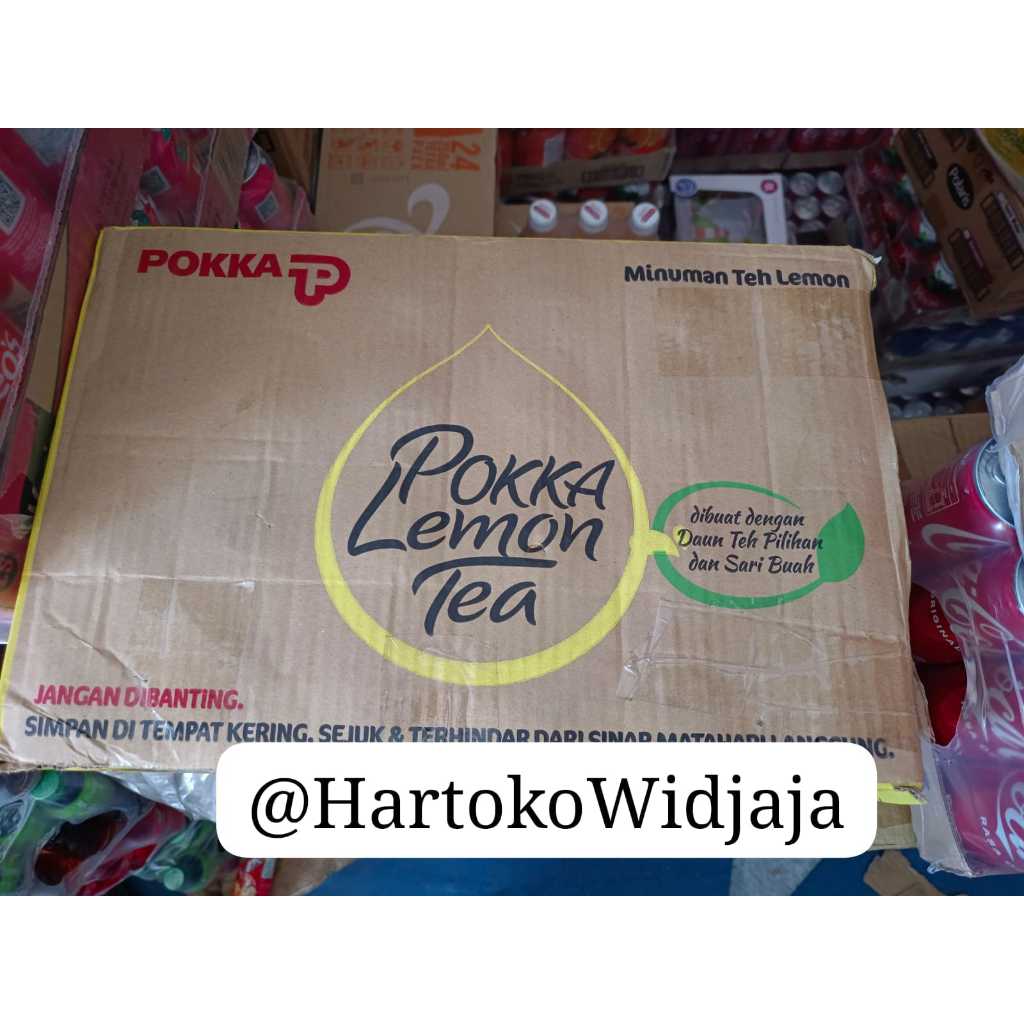 Jual POKKA LEMON TEA BOTOL DUS ISI 24 BOTOL | Shopee Indonesia