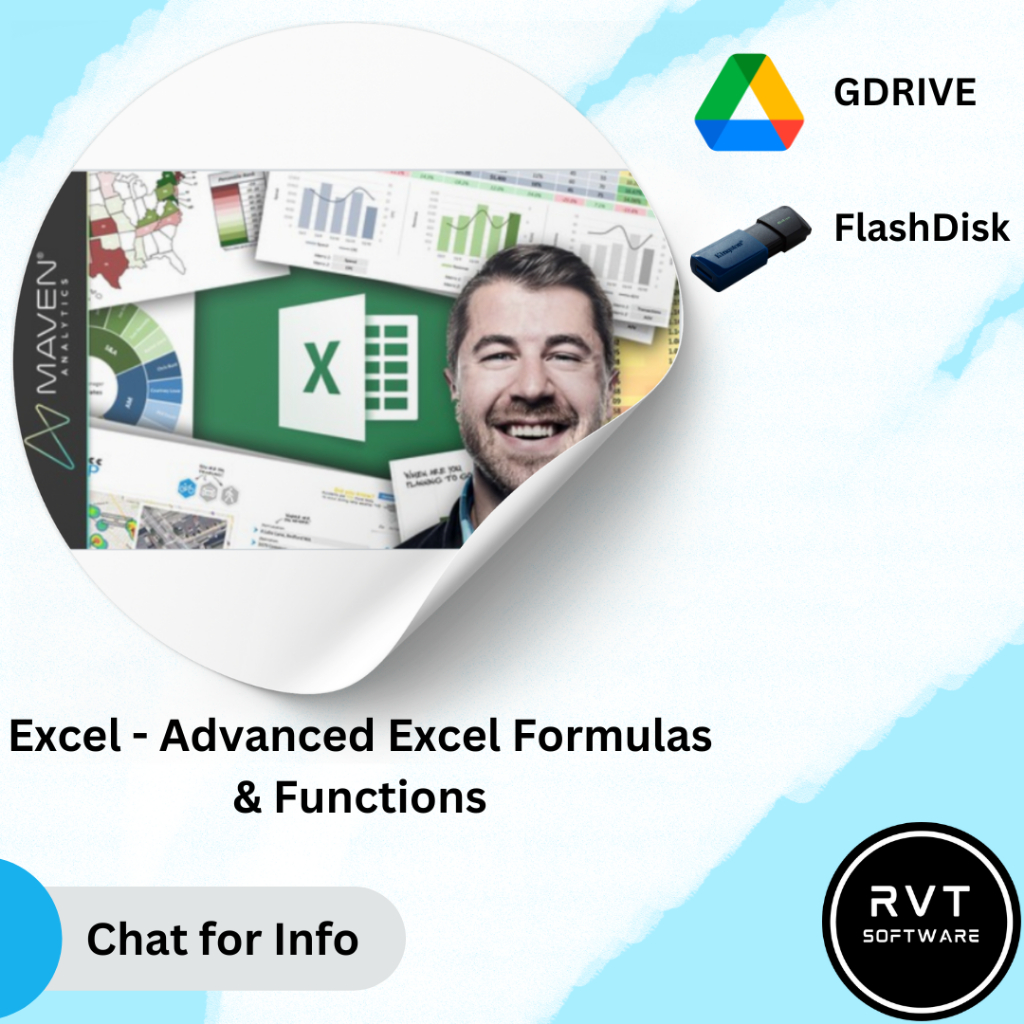 Jual Video Tutorial Excel Advanced Excel Formulas And Functions