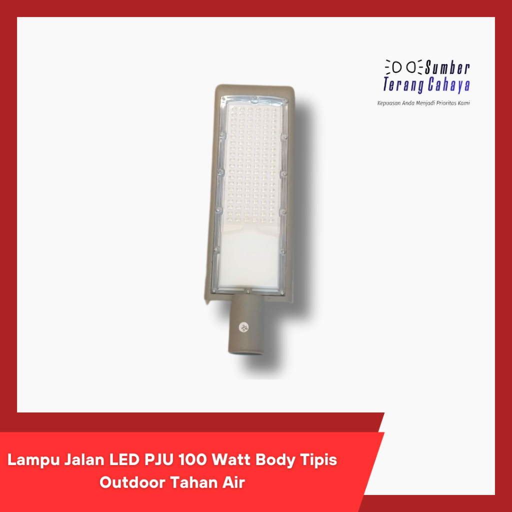 Jual Lampu Jalan LED PJU 100 Watt Body Tipis Outdoor Tahan Air | Shopee ...