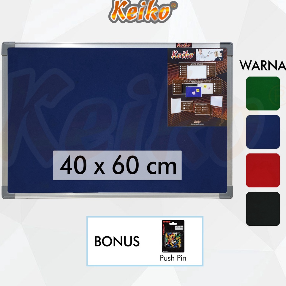 Jual Softboard Pin Board Cork Board Papan Pengumuman Mading Gantung ...