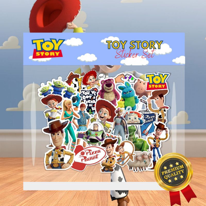 Jual 60PCS STICKER TOY STORY | WOODY TOY STORY STICKER | BUZZ LIGHTYEAR ...