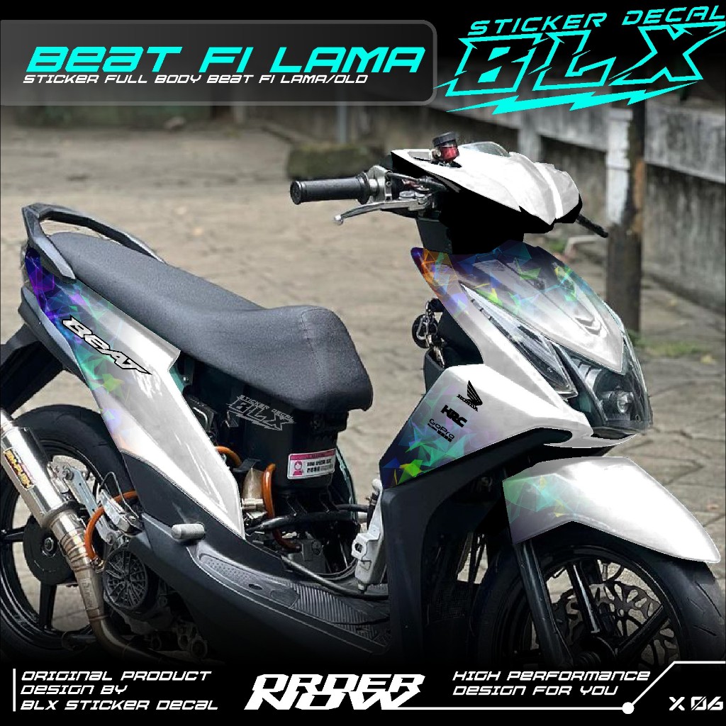 Jual Decal Sticker Fullbody Variasi Beat Fi Lama 2012 - 2016 Desain ...