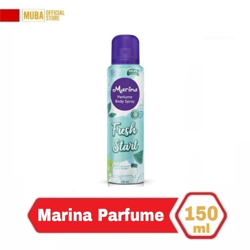 Jual Marina Perfume Body Spray Fresh Start 150 ml | Shopee Indonesia
