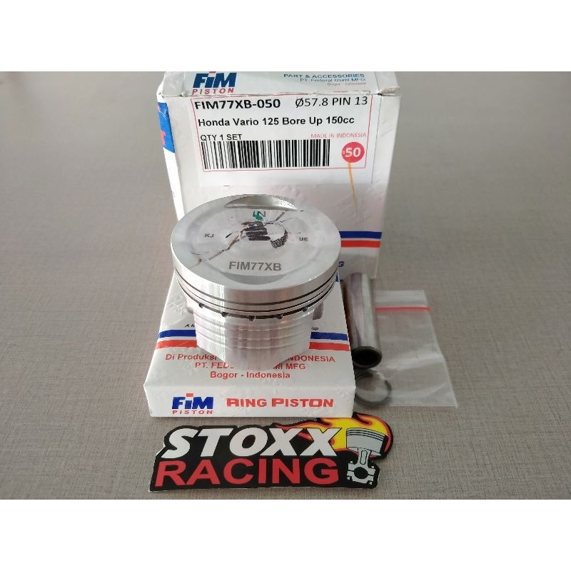 Jual PISTON FIM 57 58 59 60 VARIO 125 PEN 13 IZUMI seher pin | Shopee ...