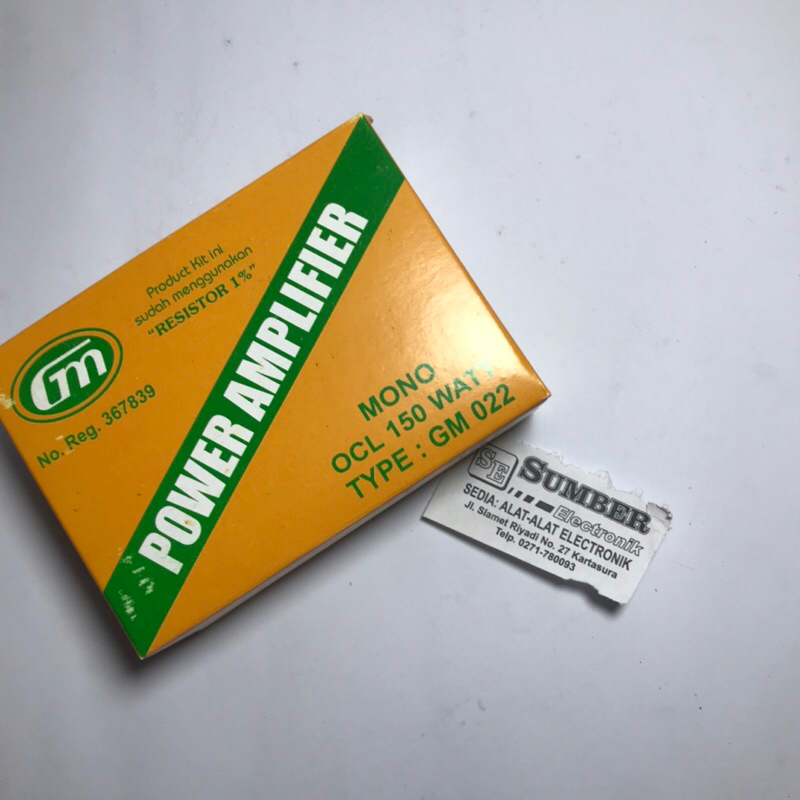 Jual power amplifier mono ocl 150watt gm 022 | Shopee Indonesia