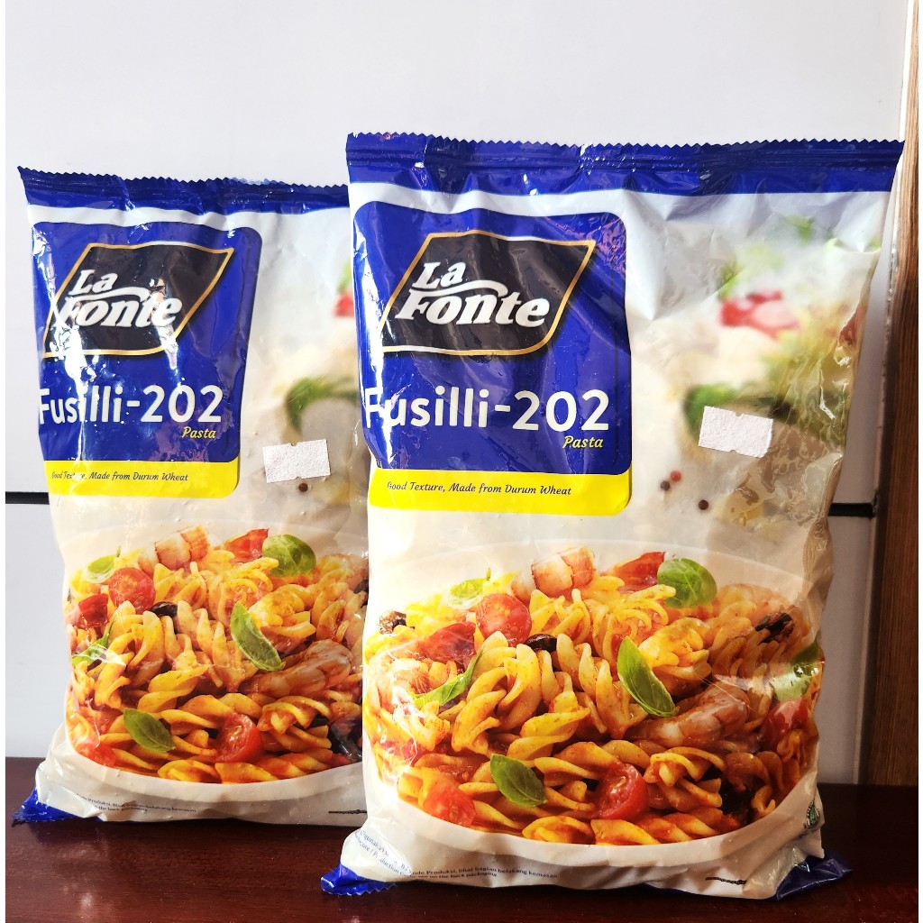 Jual La Fonte Pasta Fusilli -202 450 gram - Fusili Lafonte | Shopee ...