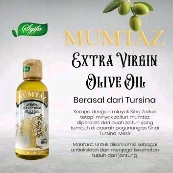 Jual Minyak Zaitun Mumtaz 60 ml Extra Virgin Olive Oil (Bisa diminum ...