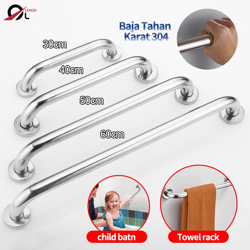 Jual 30/40/50/60cm Pegangan Kamar Mandi/Grab Bar Pegangan Bathtub ...