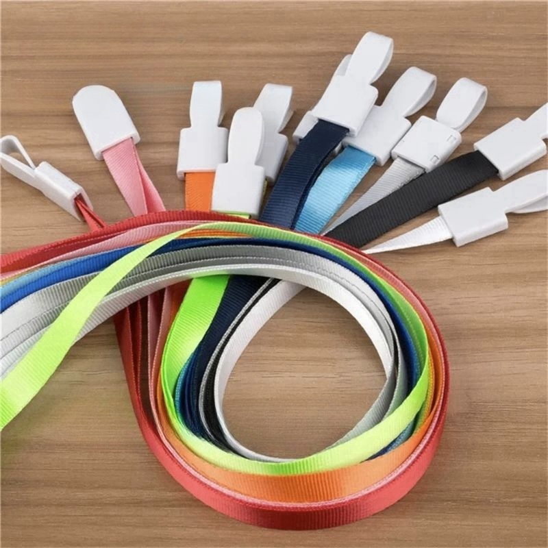 Jual TALI ID CARD LANYARD PULLER NAME TAG 1.5 CM Gantungan Tali ID Card ...