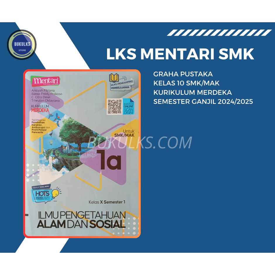 Jual Buku LKS IPAS TIK MENTARI GRAHA PUSTAKA SMK/MAK Kelas 10 Merdeka Ganjil 2024/2025 | Shopee ...