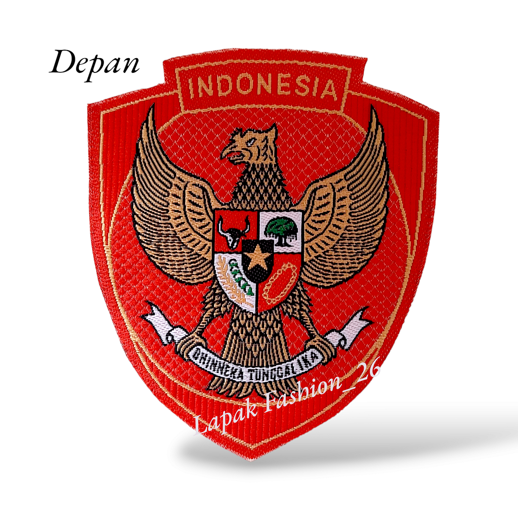 Jual Logo Patch Woven / Emblem Club Bola Timnas Garuda Merah | Shopee ...