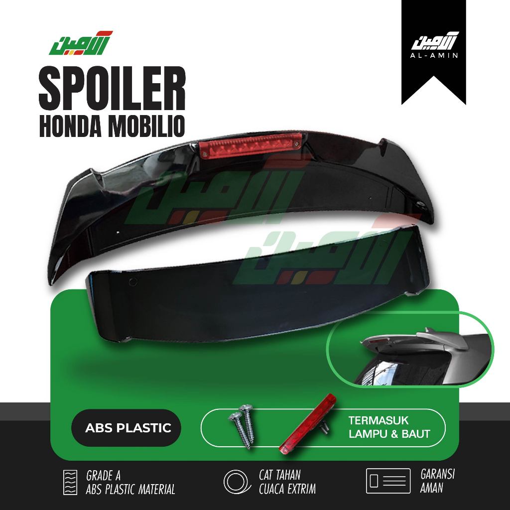 Jual spoiler Honda Mobilio dan BRV pelastik ABS | Shopee Indonesia