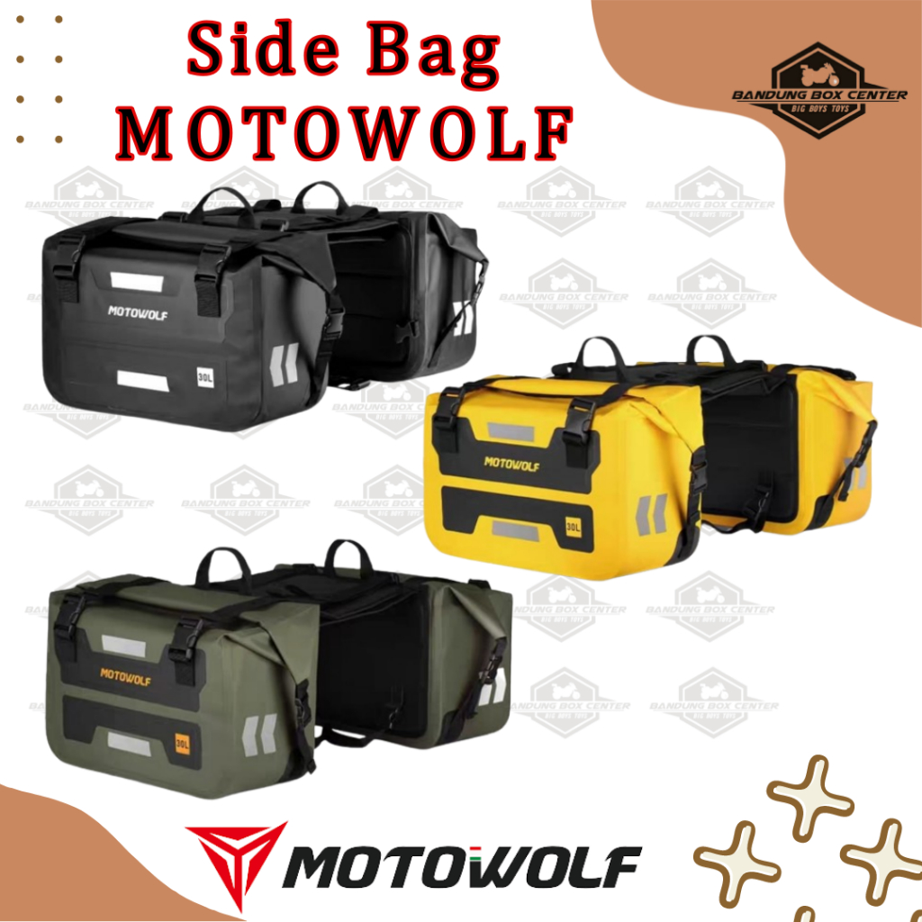 Jual Sidebag Motowolf Tas Samping Motor Side Bag Motowolf Tas Motor ...
