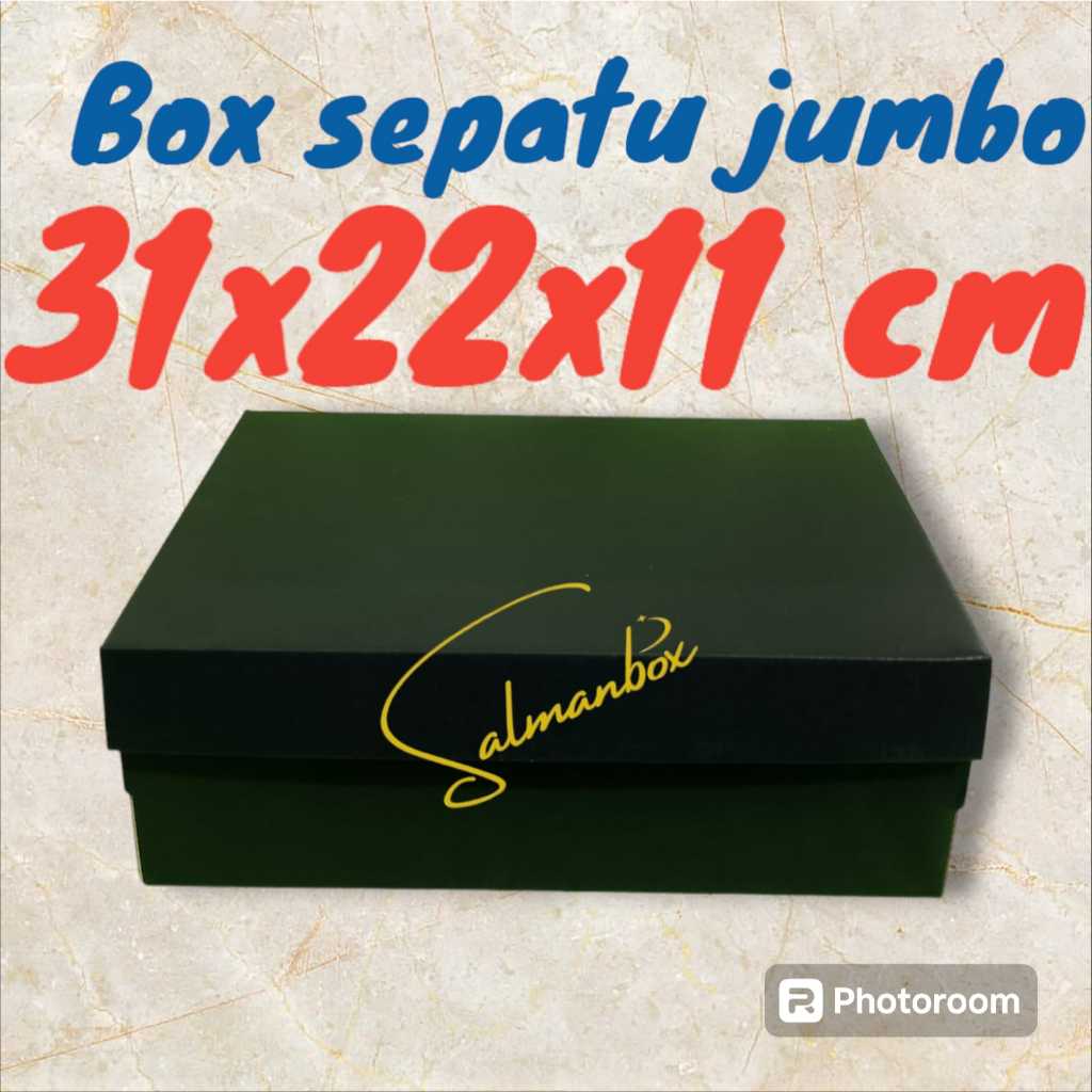 Jual BOX SEPATU JUMBO POLOS SIZE 31X22X11 CM/BOX SEPATU BOOTS/BOX ...