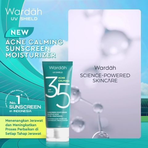 Jual Wardah UV Shield Acne Calming SPF 35 PA+++ // SPF 50 PA++++ [HIJAU ...