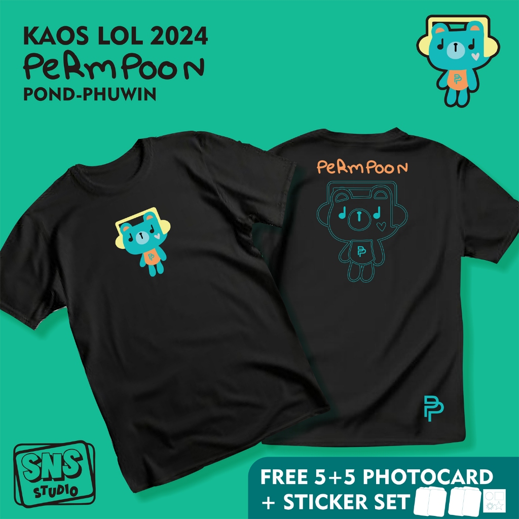 Jual KAOS GMM LOL 2024 - PERMPOON (POND - PHUWIN) | Shopee Indonesia