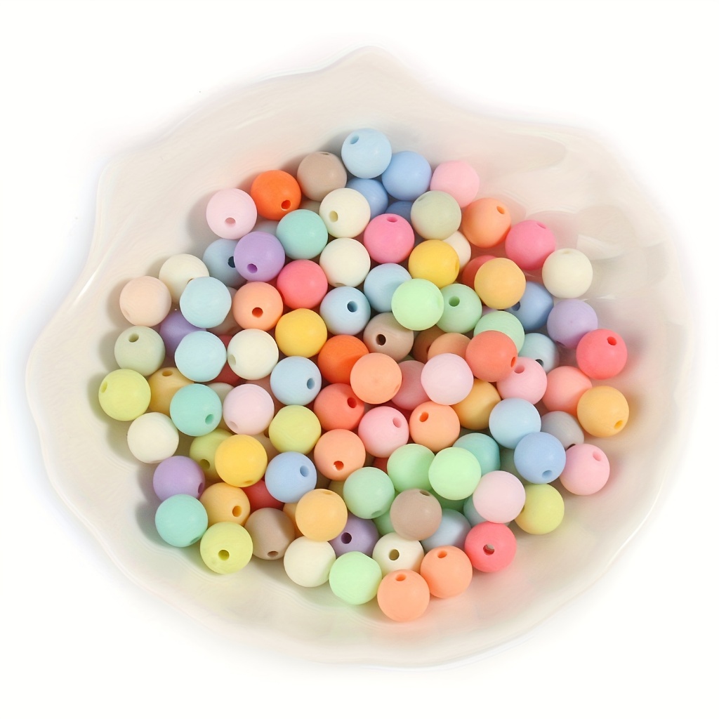 Jual DIY Manik Mote Craft Bulat MACAROON BEADS 6/8/10mm | Shopee Indonesia