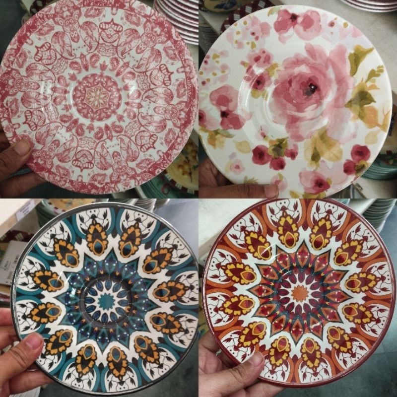 Jual [Piring cantik] Lepek (saucer) Produksi PT sango Indonesia ...