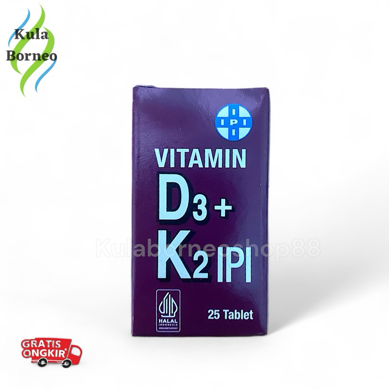Jual Vitamin D3 + K2 IPI 25 Tablet | Shopee Indonesia