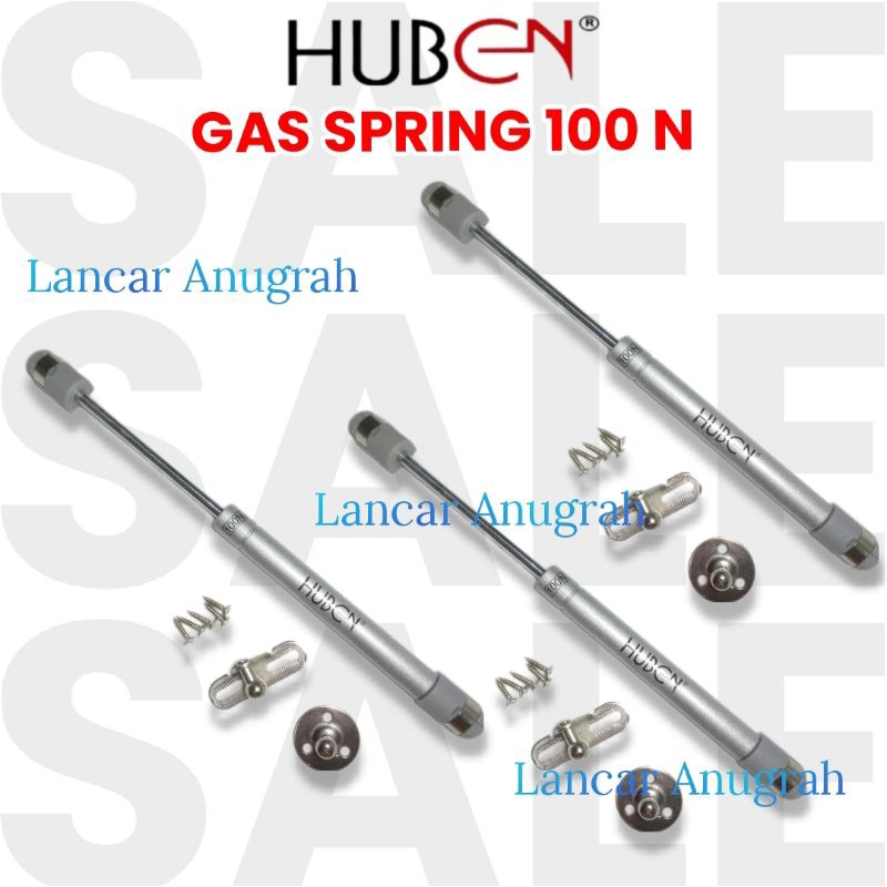 Jual Gas Spring 100N Huben || Gas Spring Hidrolik 100N Huben || 1 PCS ...